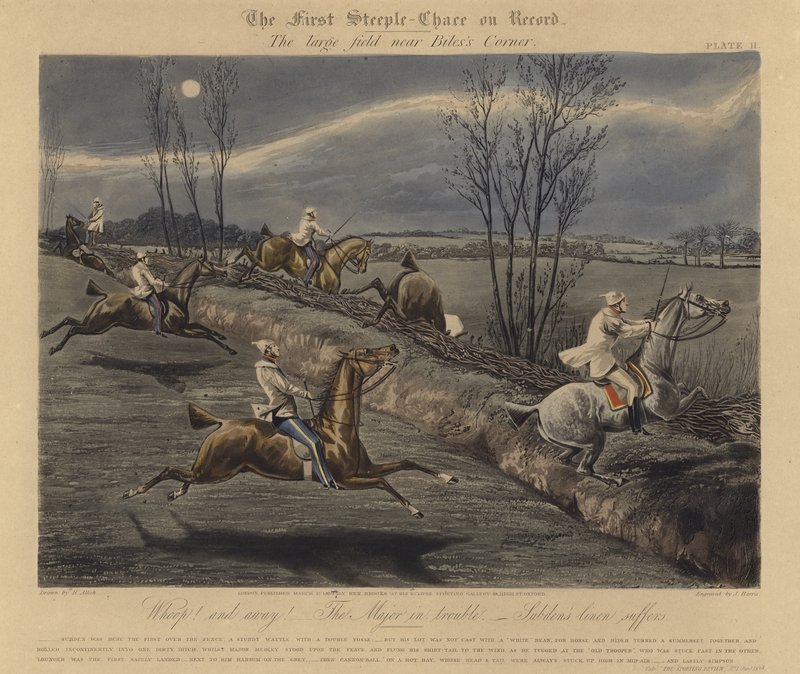 The First Steeple Chase on Record by Henry Thomas Alken
