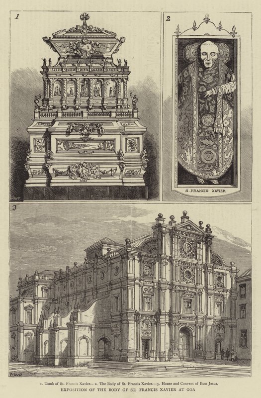 Exposition of the Body of St Francis Xavier at Goa