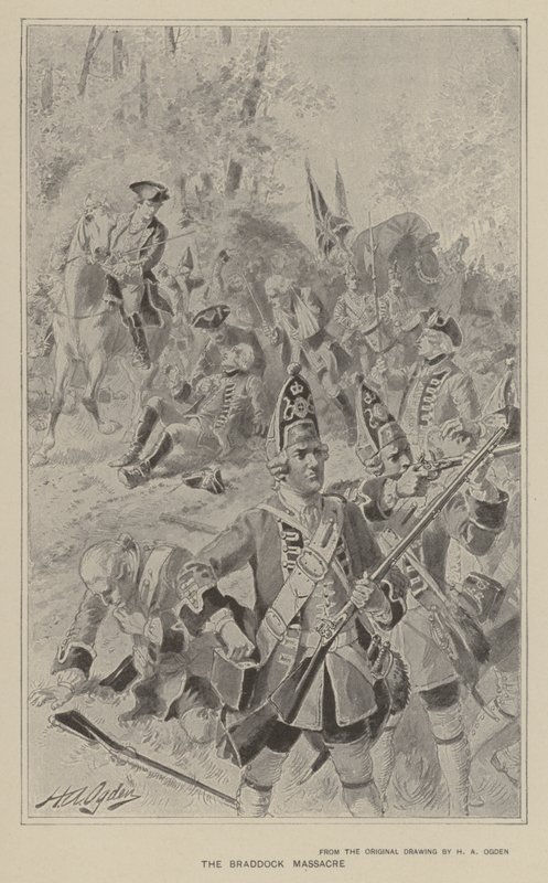 The Braddock Massacre by Henry Alexander Ogden