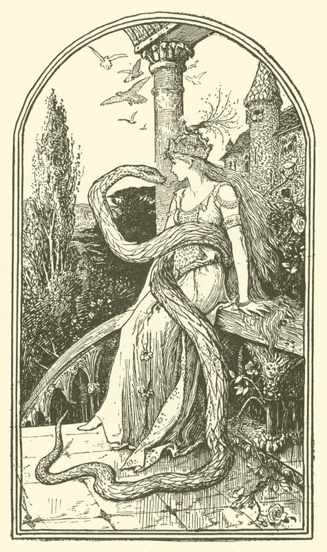 The Enchanted Snake by Henry Justice Ford: Fine art print