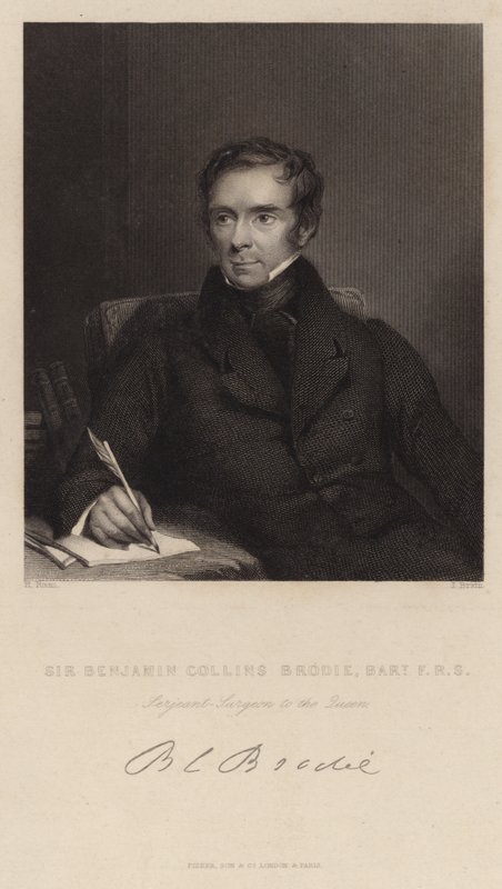 Portrait of Sir Benjamin Collins Brodie by Henry Room