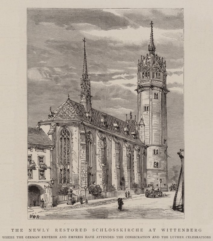 The Newly Restored Schlosskirche at Wittenberg