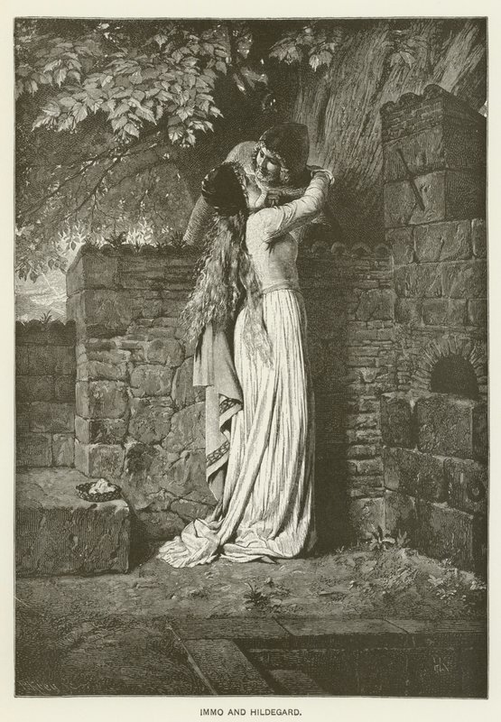 Immo and Hildegard by Hermann Kaulbach: Buy fine art print