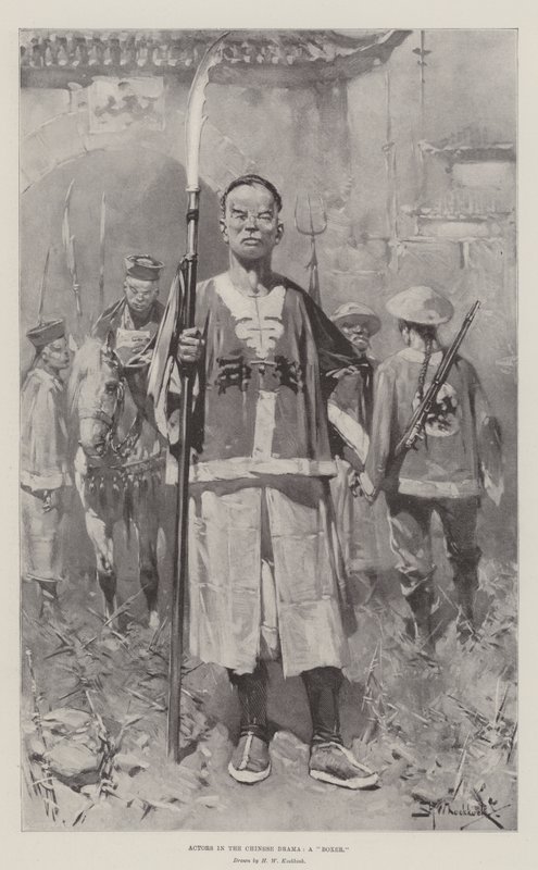 Actors in the Chinese Drama, a Boxer