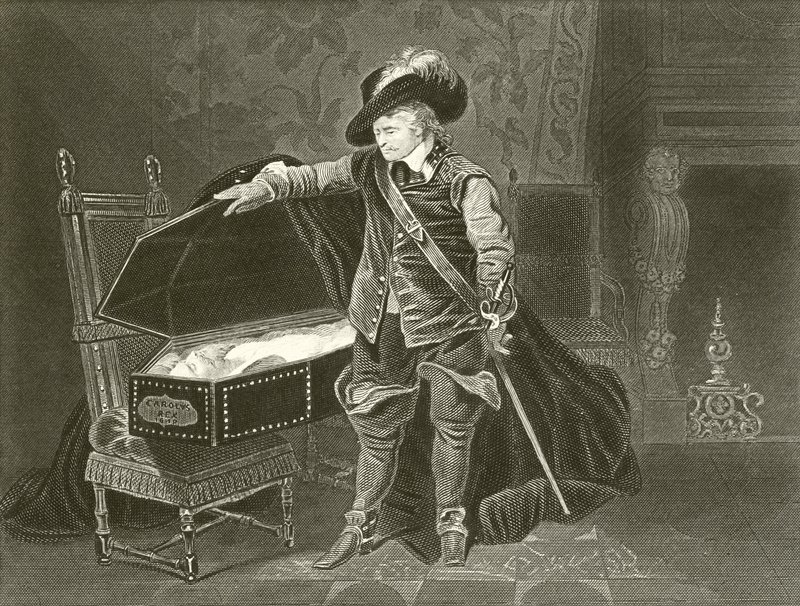 Cromwell Viewing the Dead Body of Charles I