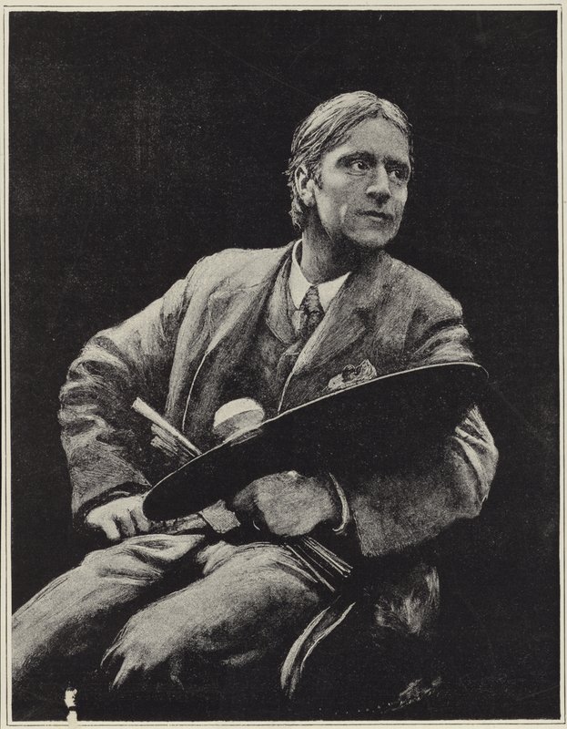 Self Portrait of British Artist Hubert Herkomer