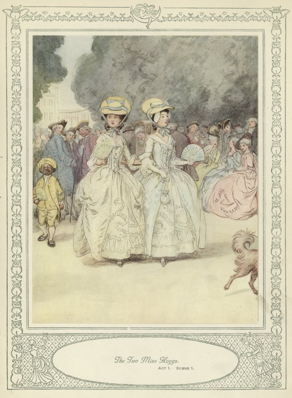 Illustration for Goldsmith's She Stoops to Conquer