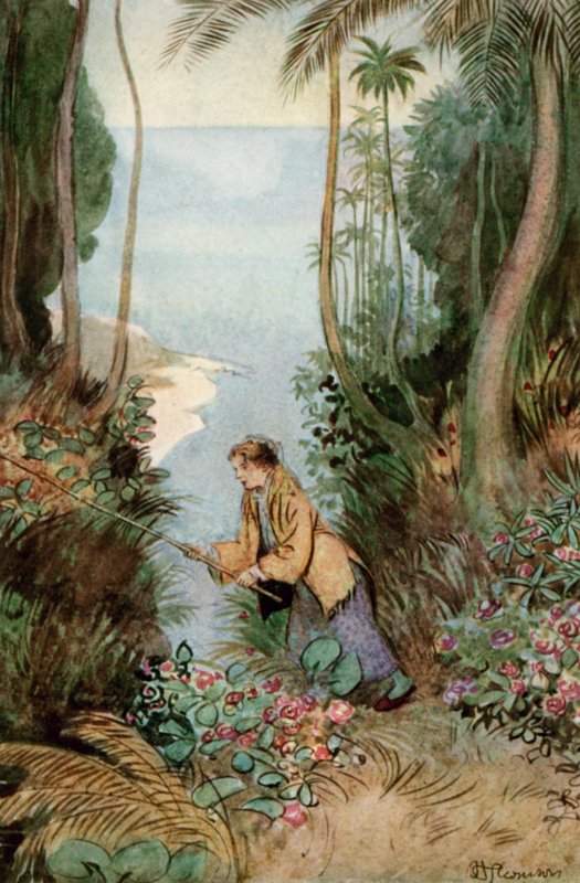 Illustration for J. M. Barrie's The Admirable Crichton