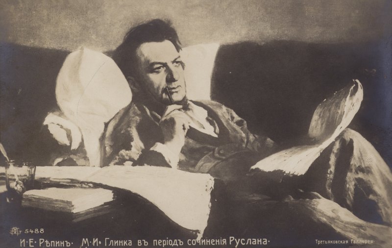 Portrait of Russian Composer Mikhail Glinka