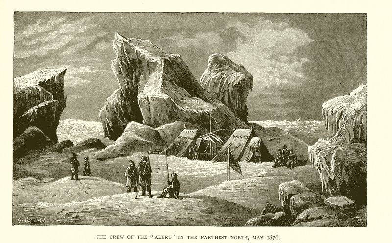 The Crew of the Alert in the Farthest North, May 1876