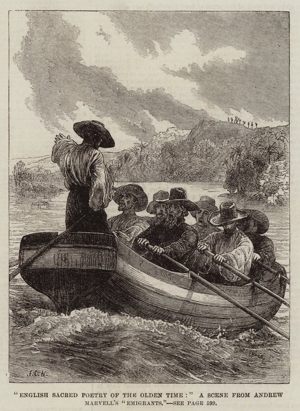 English Sacred Poetry of the Olden Time, a Scene from Andrew Marvell's ...