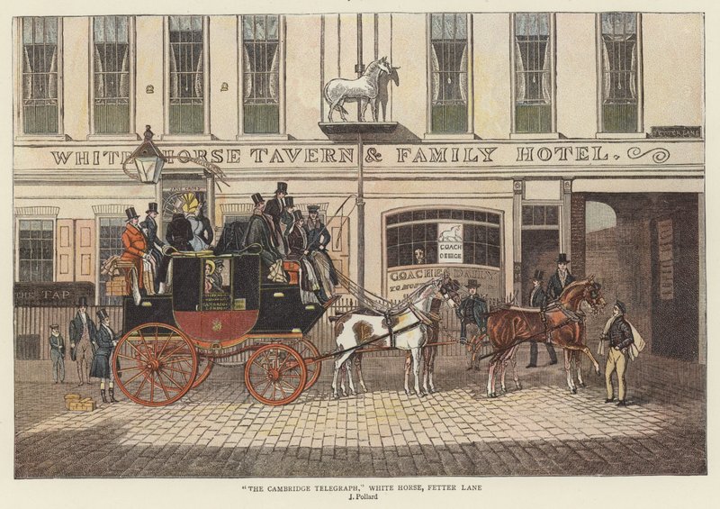The Cambridge Telegraph, White Horse, Fetter Lane