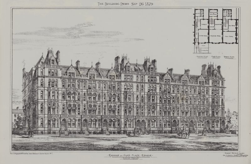 Cadogan Terrace, Cadogan and Hans Place Estate, Chelsea, 1879