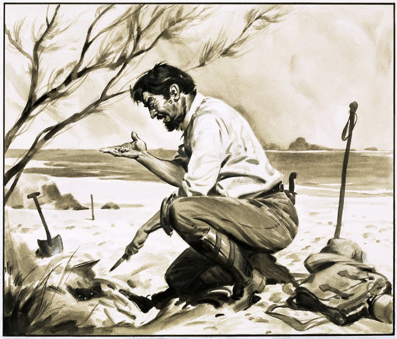 John Bock Discovered Diamonds on a Beach but, Despite Reporting the ...