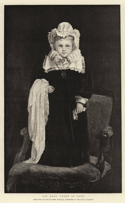 I'm Mary Tween of Tots by James Hayllar: Fine art print
