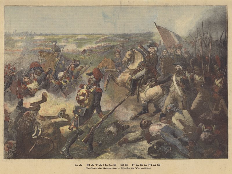 The Battle of Fleurus by Jean Baptiste Mauzaisse