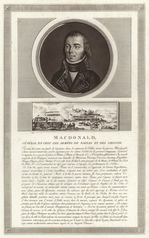 Portrait of Jacques MacDonald, duke of Taranto