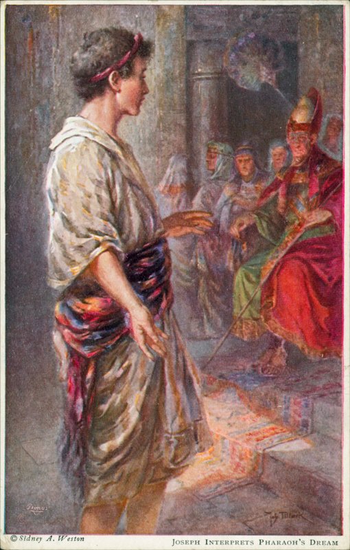 Joseph interprets Pharaoh's dream, Genesis 41:25