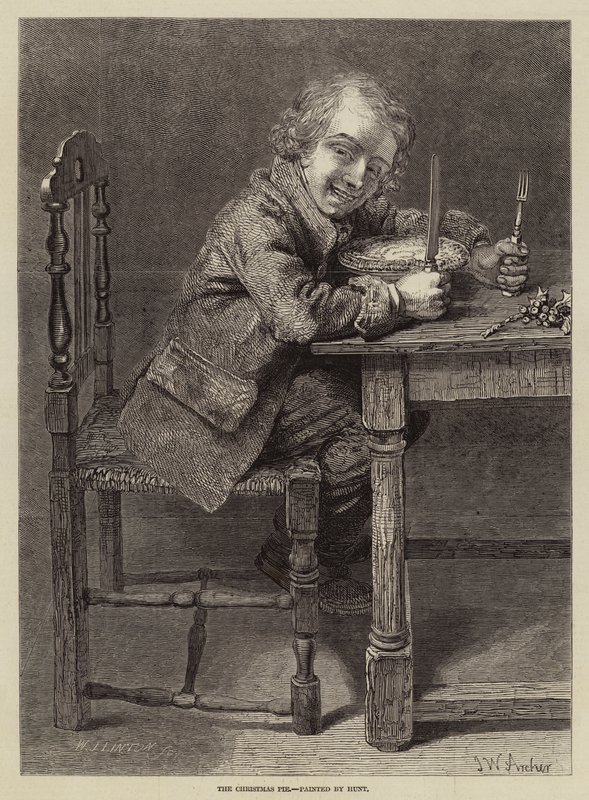 Der Weihnachtspudding von John Wykeham Archer: Kunstdruck