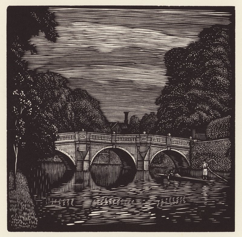 Cambridge: Clare Bridge by John Frederick Greenwood