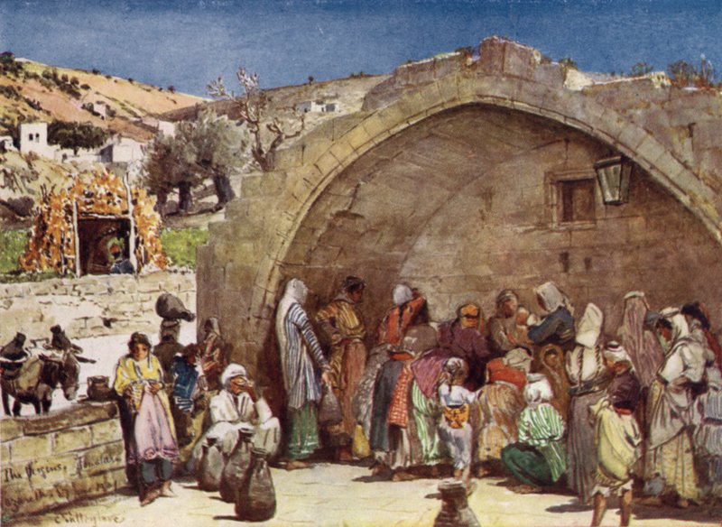 The Fountain of the Virgin at Nazareth by John Fulleylove