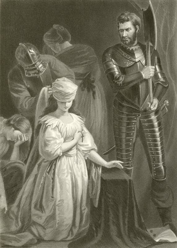 Execution of Mary Queen of Scots by John Opie