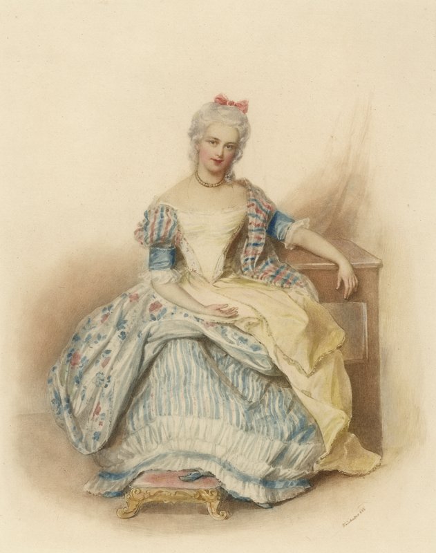 Portrait of Princess Caroline Lobkowitz, nee Countess Wrbna