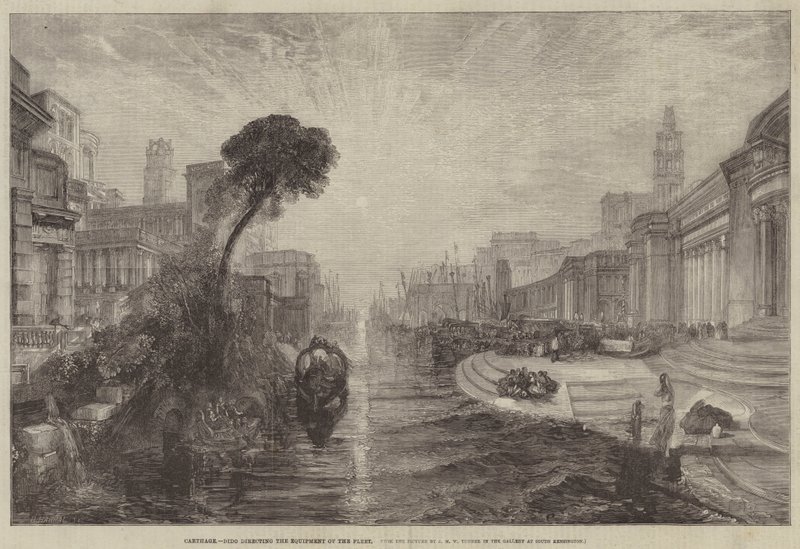 Carthage, Dido Directing the Equipment of the Fleet