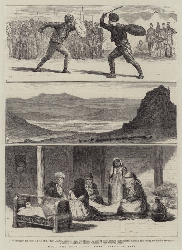 With the Turks and Ismail Pasha in Asia by Joseph Nash