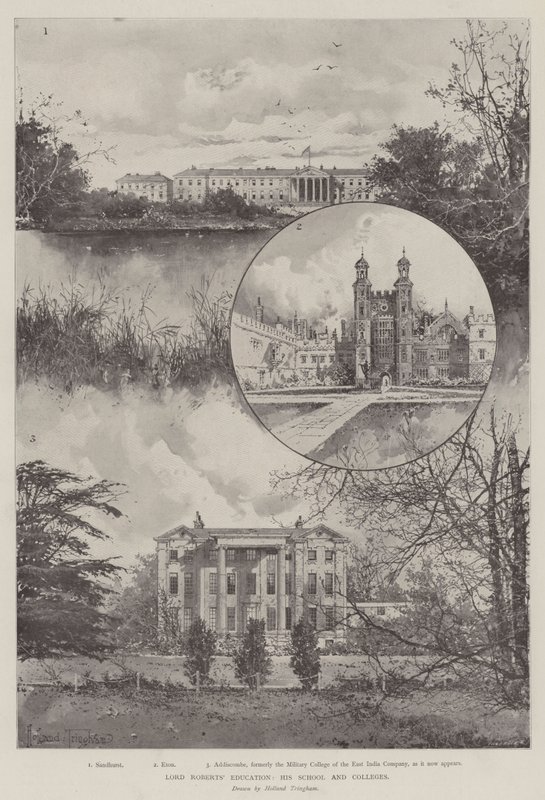 Lord Roberts' Education, his School and Colleges