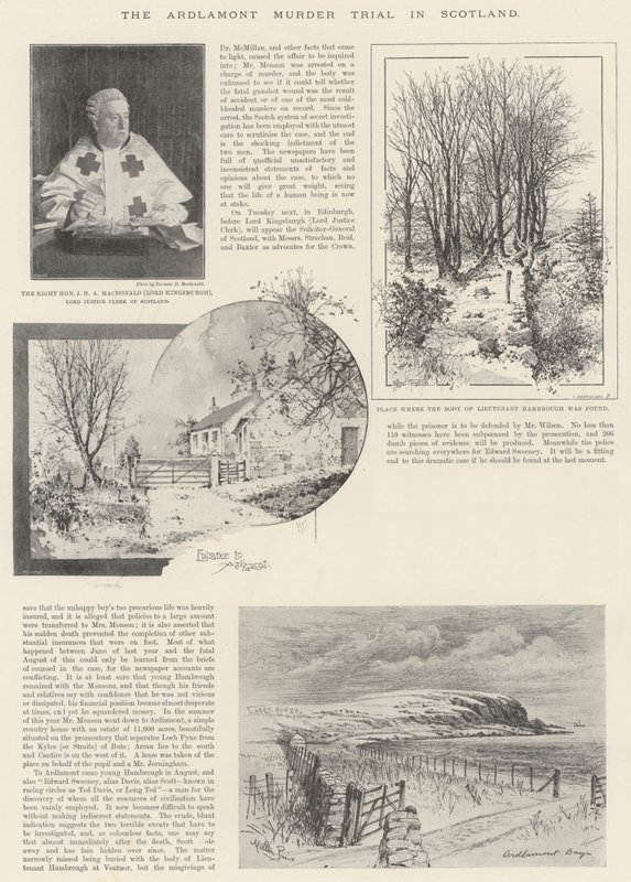The Ardlamont Murder Trial in Scotland