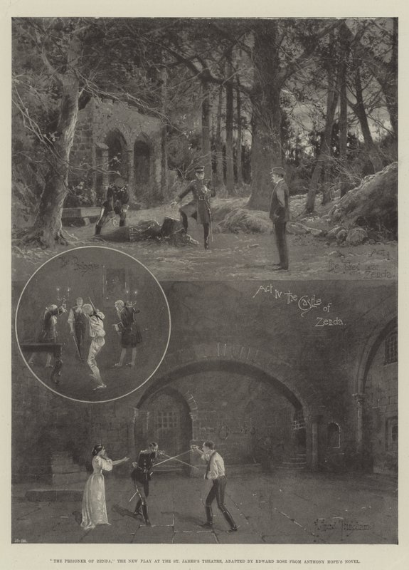 The Prisoner of Zenda, the New Play at the St James's Theatre, adapted ...