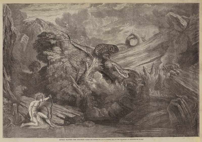Apollo Slaying the Python by Joseph Mallord William Turner