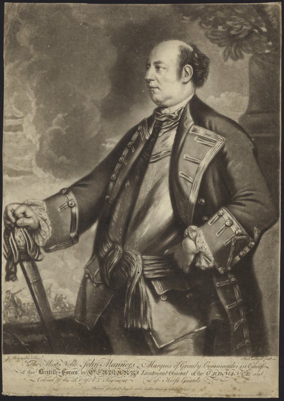 Portrait of Lieutenant General John Manners