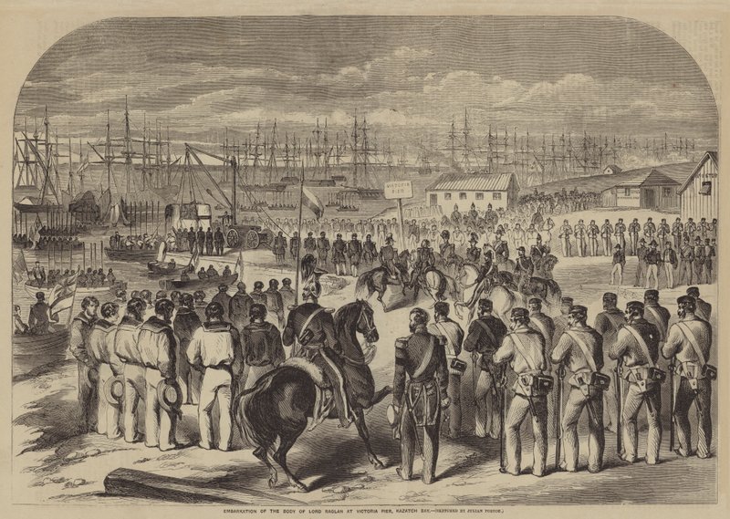 Embarkation of the Body of Lord Raglan at Victoria Pier, Kazatch Bay