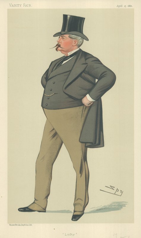 Mr Arthur Loftus Tottenham, Lofty, Vanity Fair cartoon
