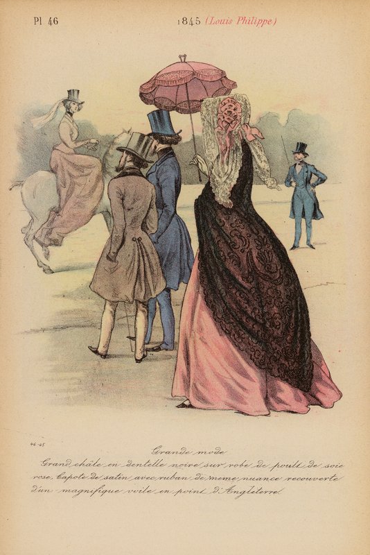 French fashion: 1845, Louis-Philippe by Louis Colas