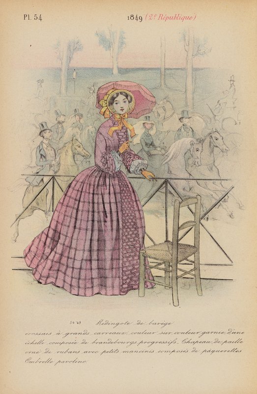 French fashion: 1849, 2nd Republic by Louis Colas