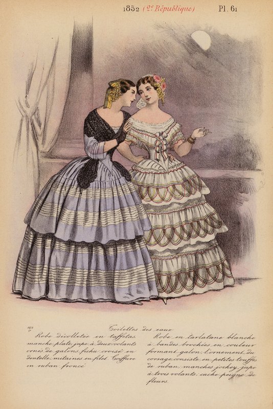 French fashion: 1852, 2nd Republic by Louis Colas