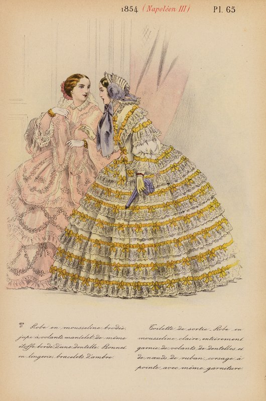 French Fashion: 1854, Napoleon III by Louis Colas