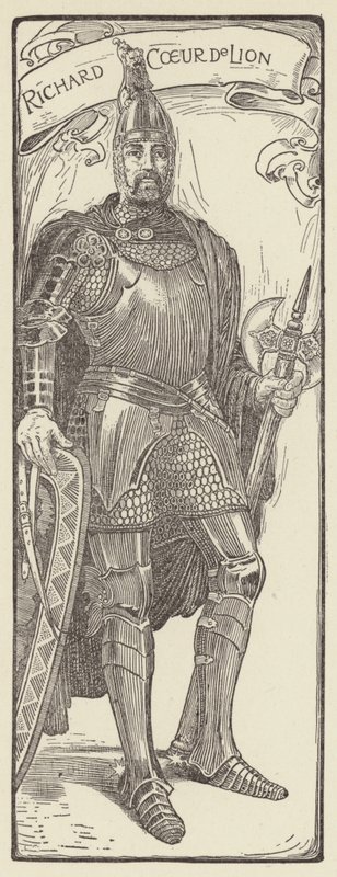 Richard the Lionheart by Louis John Rhead: Fine art print