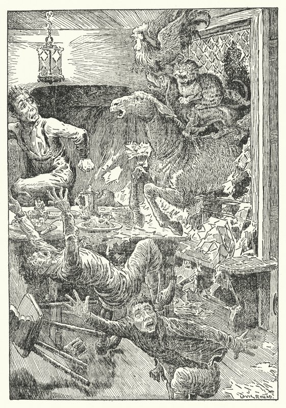 Die Bremer Stadtmusikanten von Louis John Rhead: Kunstdruck