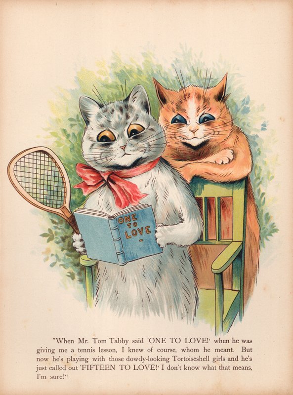 Louis Wain Cats by Louis Wain: Premium art reproduction