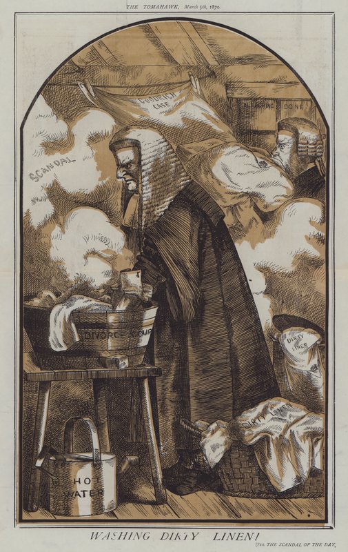 Washing Dirty Linen by Matthew: Premium art reproduction
