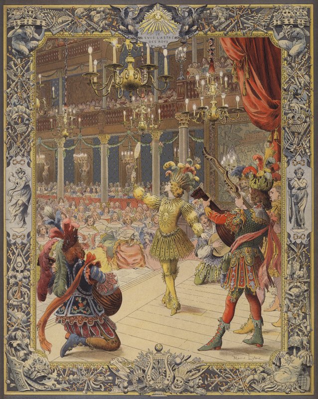 Louis XIV, Costumed as the Sun, Dancing at Le Ballet de la Nuit