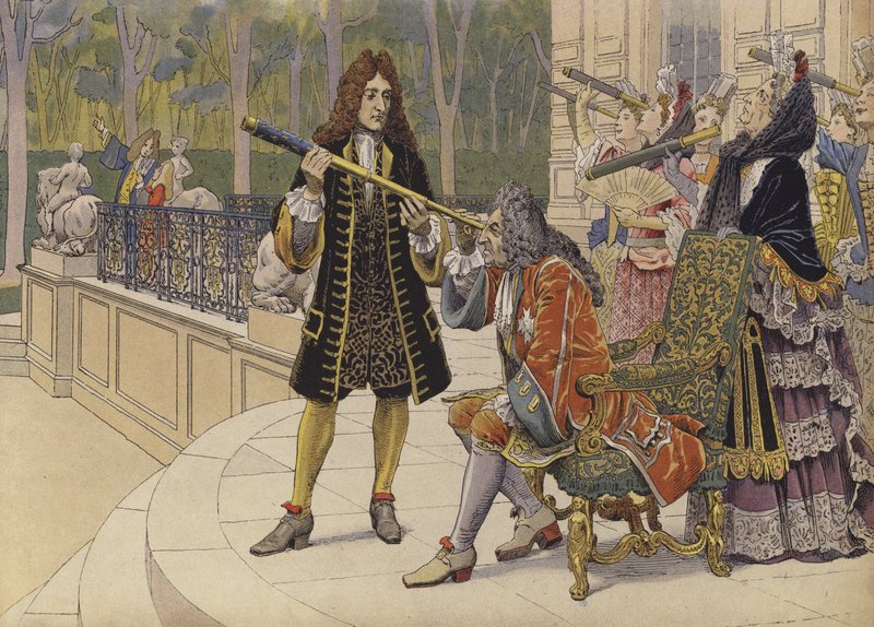 The Solar Eclipse, King Louis XIV and the Women of the Court on the ...