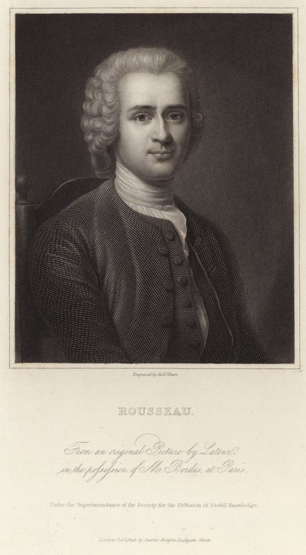 Portrait of Jean-Jacques Rousseau