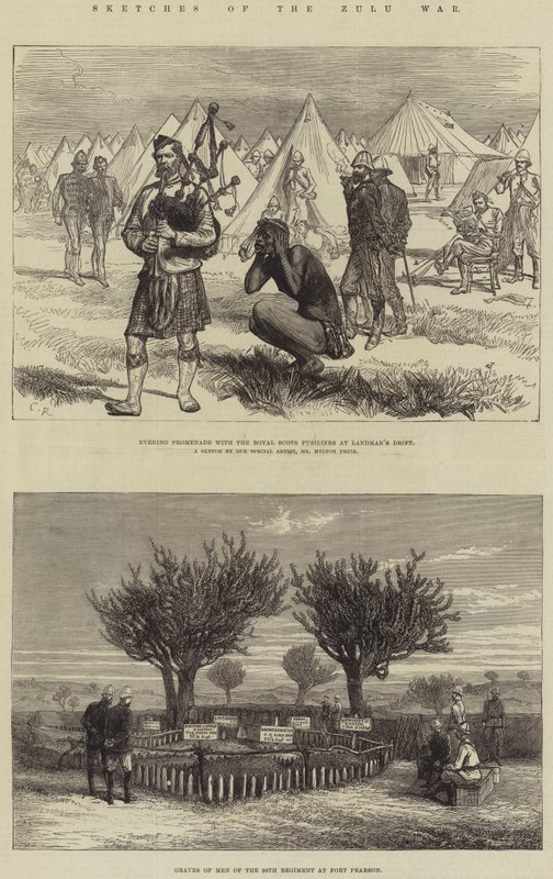 Sketches of the Zulu War by Melton Prior: Fine art print