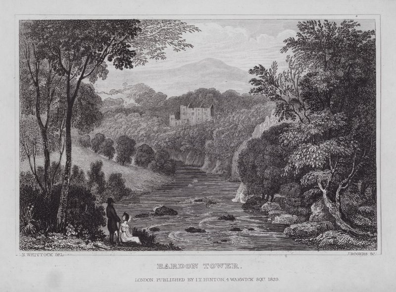 Bardon Tower by Nathaniel (after) Whittock: Fine art print