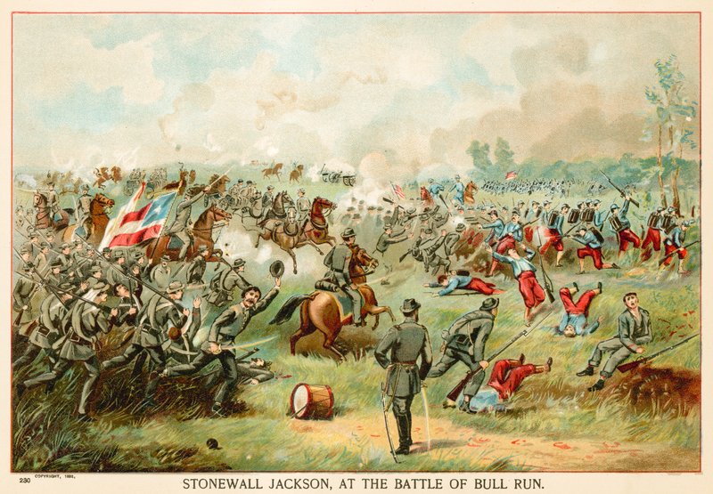 Stonewall Jackson at the Battle of Bull Run